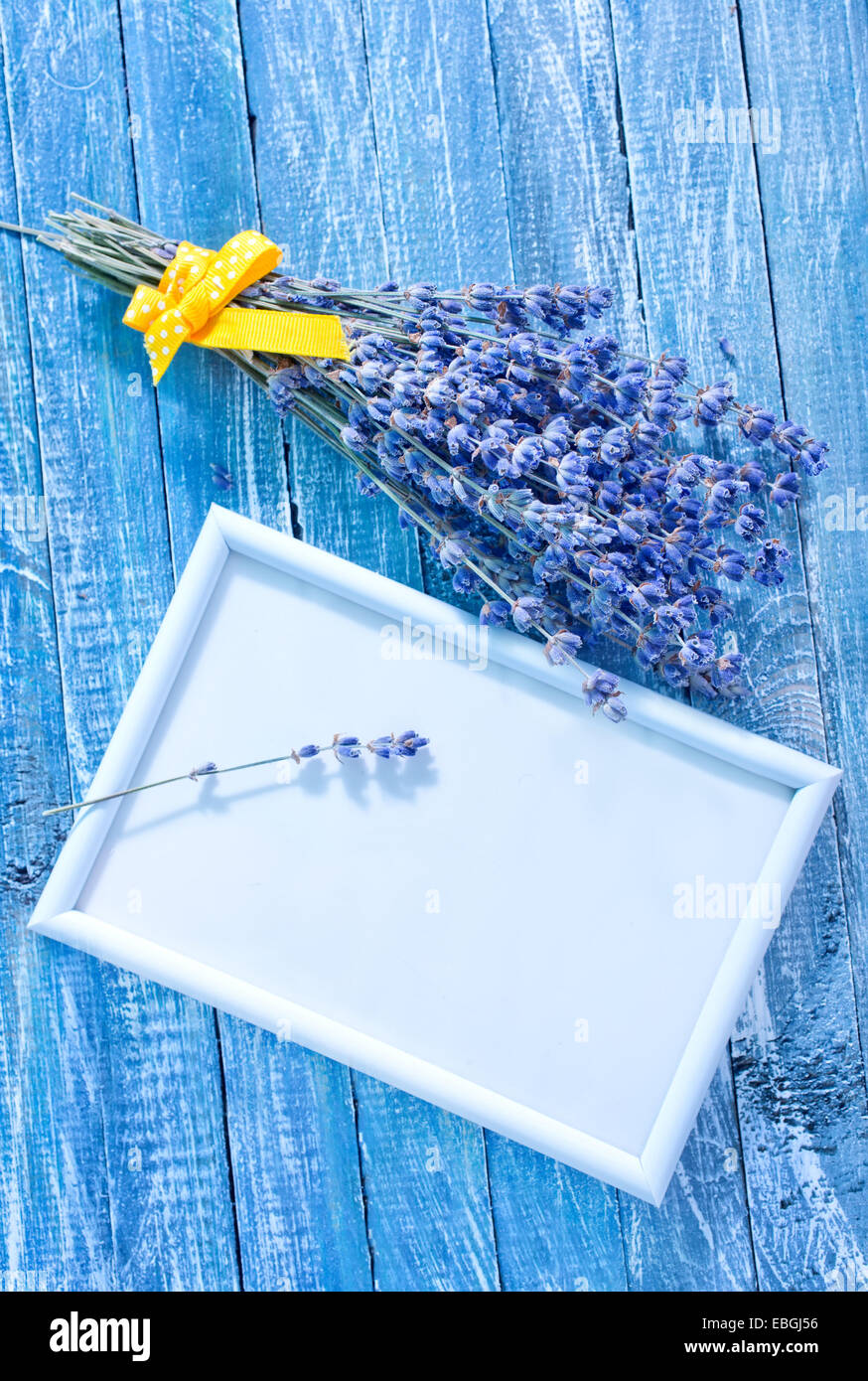 frame and lavender Stock Photo - Alamy