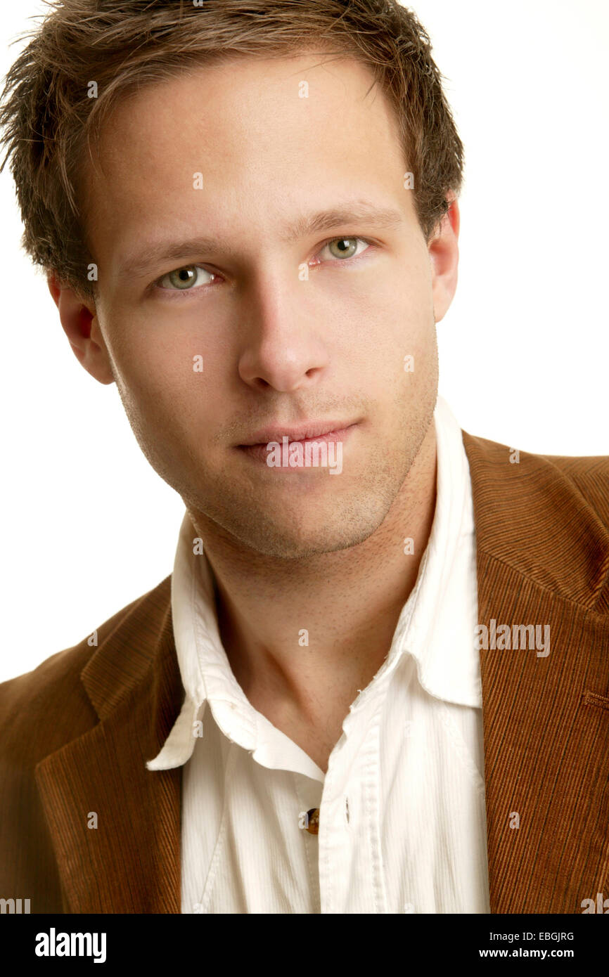 portrait of a young man Stock Photo - Alamy
