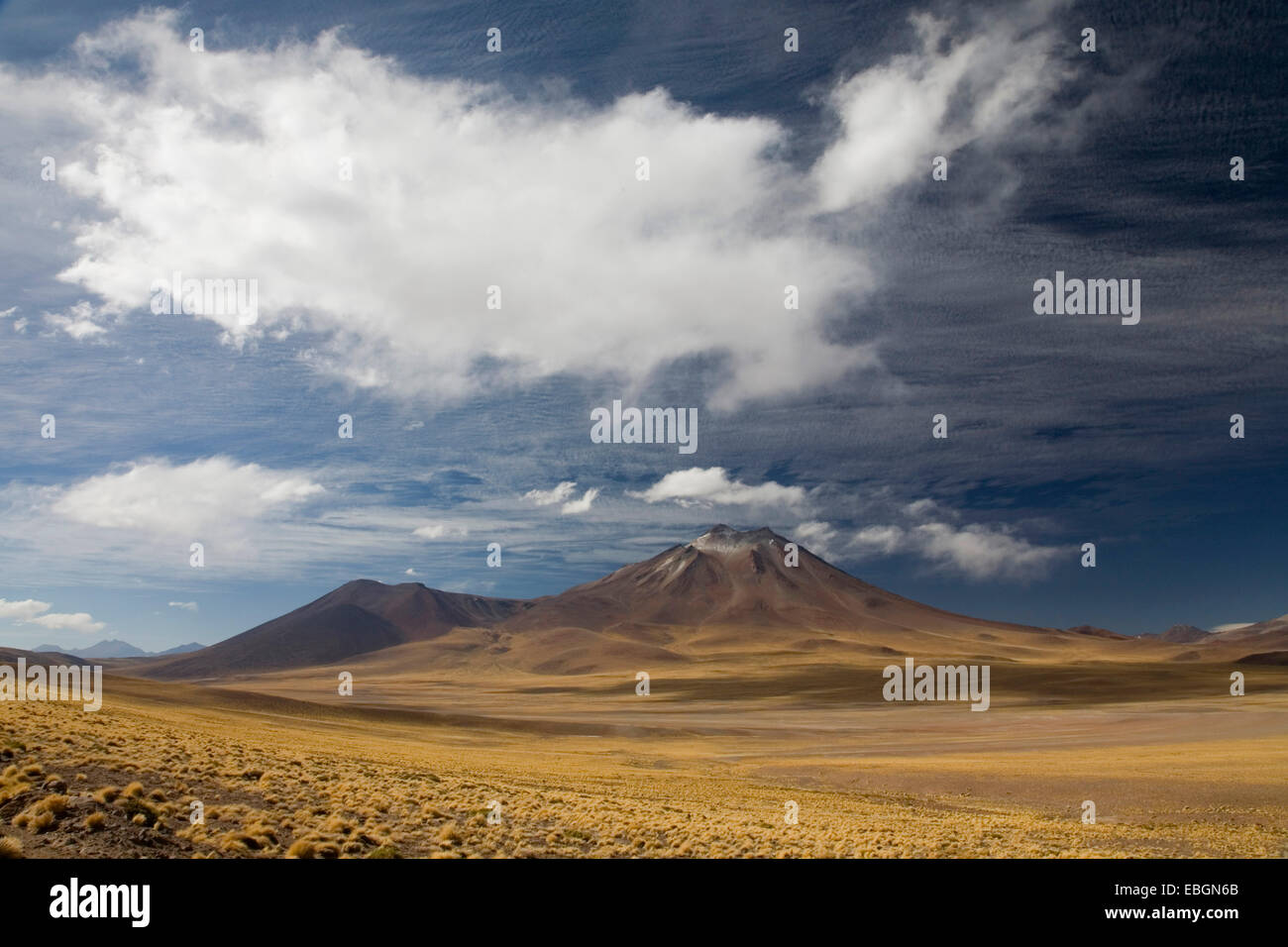 landscape with mountain, Chile Stock Photo - Alamy