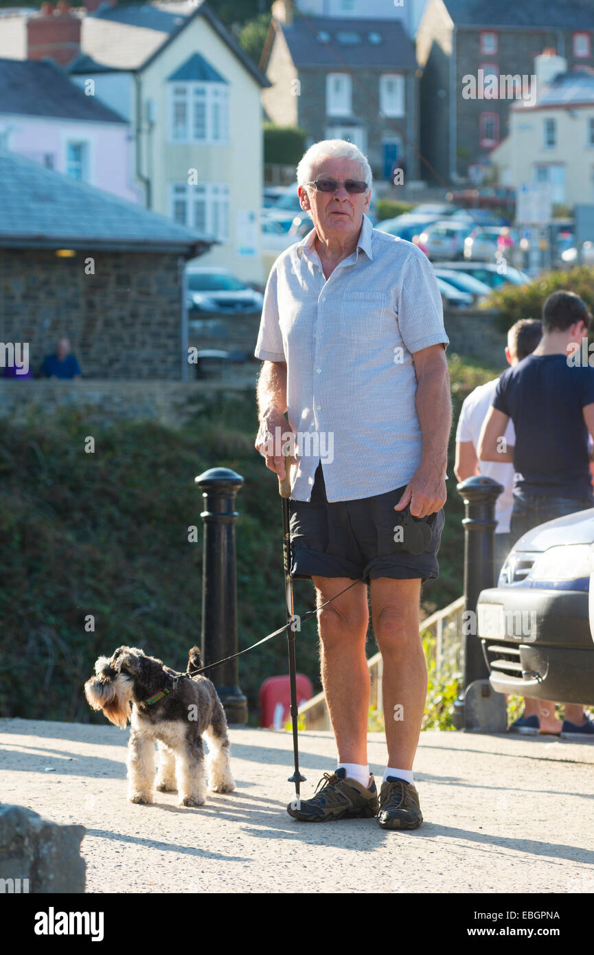 Man walking with a dog hi-res stock photography and images - Alamy