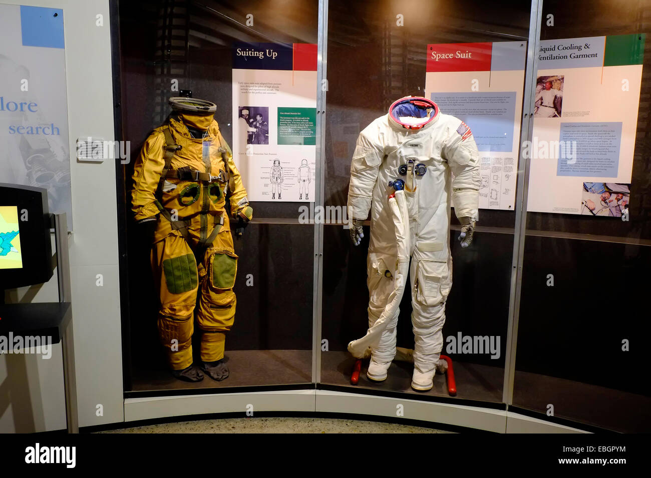 Space Suits US Space and Rocket Center Huntsville Alabama AL NASA Stock ...