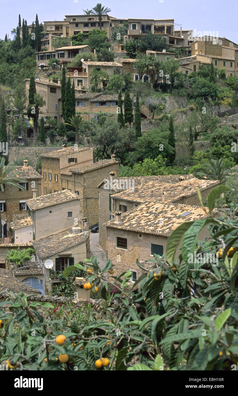 mountain village DeiÓ, Spain, Majorca, Deia Stock Photo - Alamy