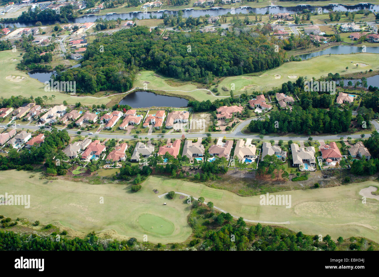 Aerial View of Urban Sprawl Stock Photo - Alamy