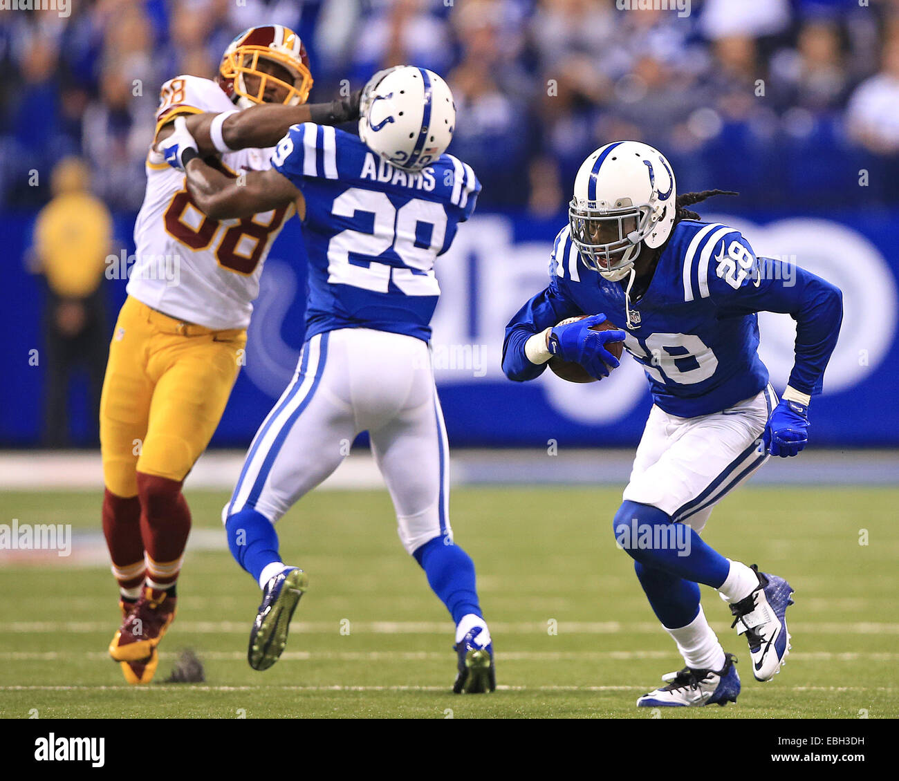 Indianapolis, IN, USA. 30th Nov, 2014. Indianapolis Colts cornerback ...