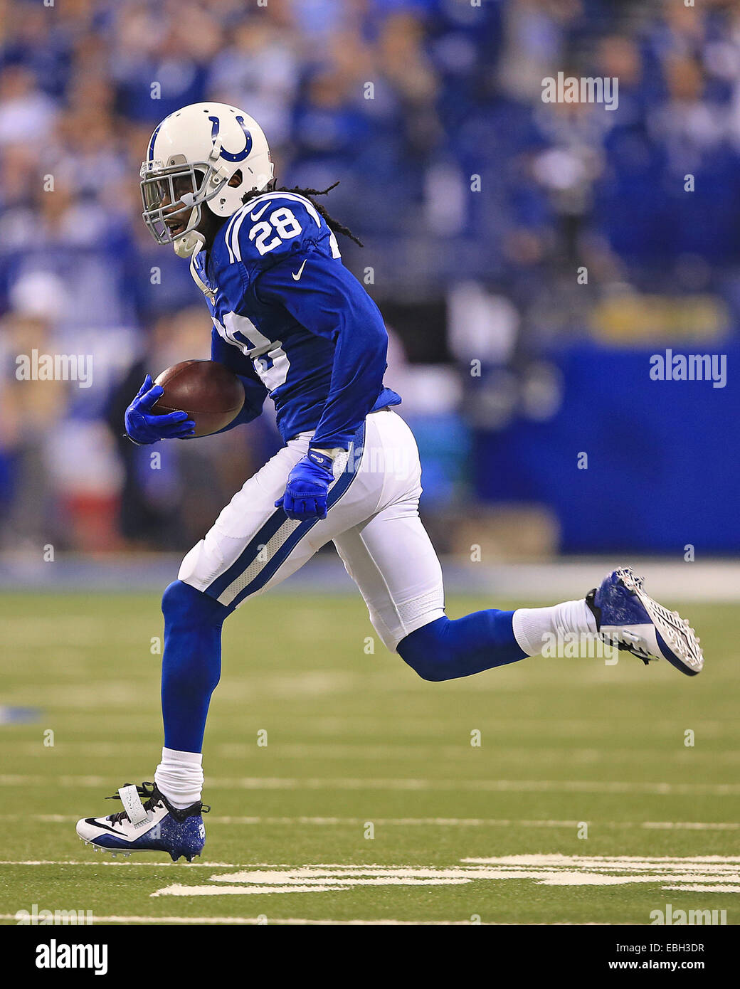 Indianapolis, IN, USA. 30th Nov, 2014. Indianapolis Colts cornerback ...