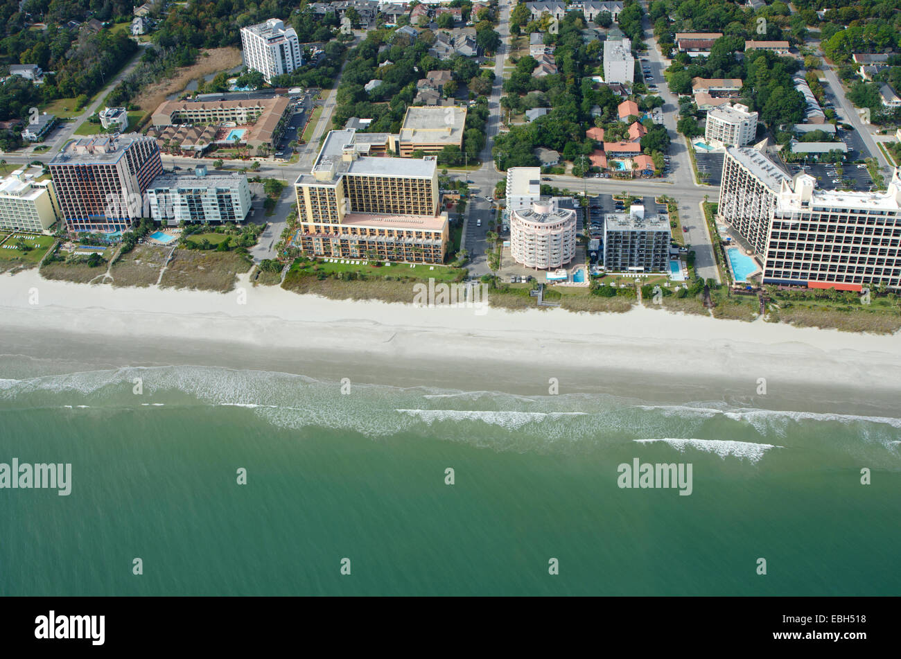 Aerial View of Myrtle Beach, South Carolina Stock Photo - Alamy