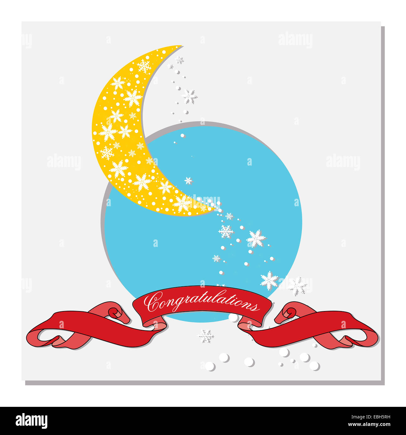 Simple design christmas card Cut Out Stock Images & Pictures - Alamy