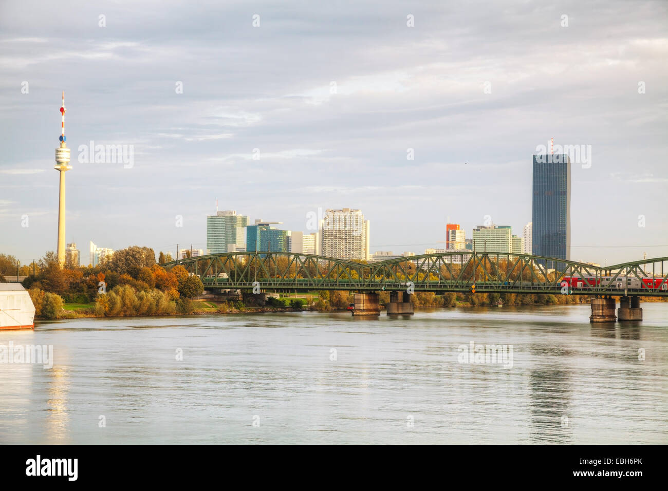 Vienna danube river bridge hi-res stock photography and images - Alamy