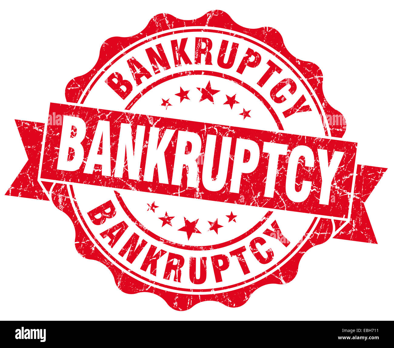 Bankruptcy stamp sign seal hi-res stock photography and images - Alamy