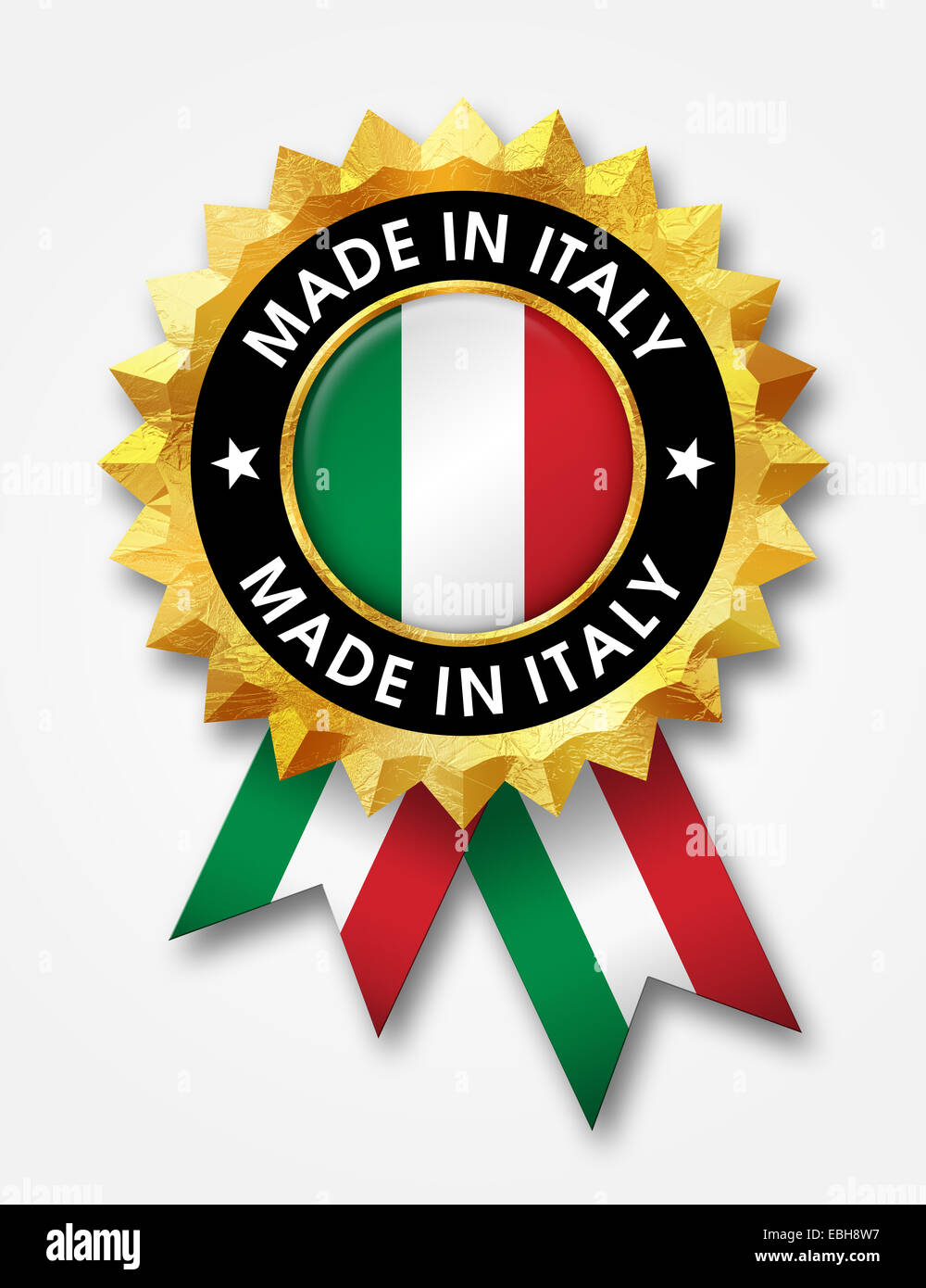 made in italy badge Stock Photo - Alamy