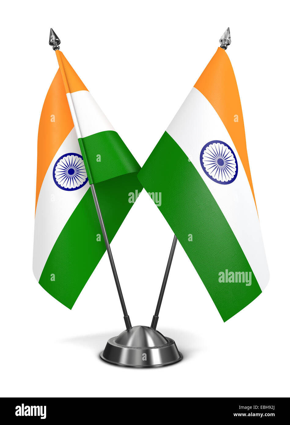 India - Miniature Flags Isolated on White Background Stock Photo - Alamy