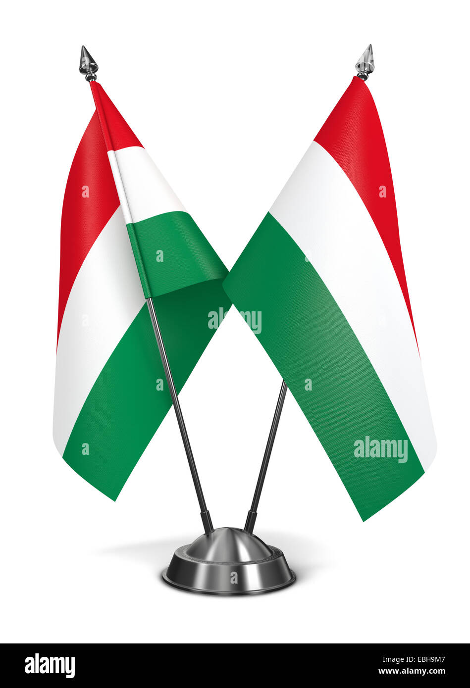Hungary - Miniature Flags Isolated on White Background Stock Photo - Alamy