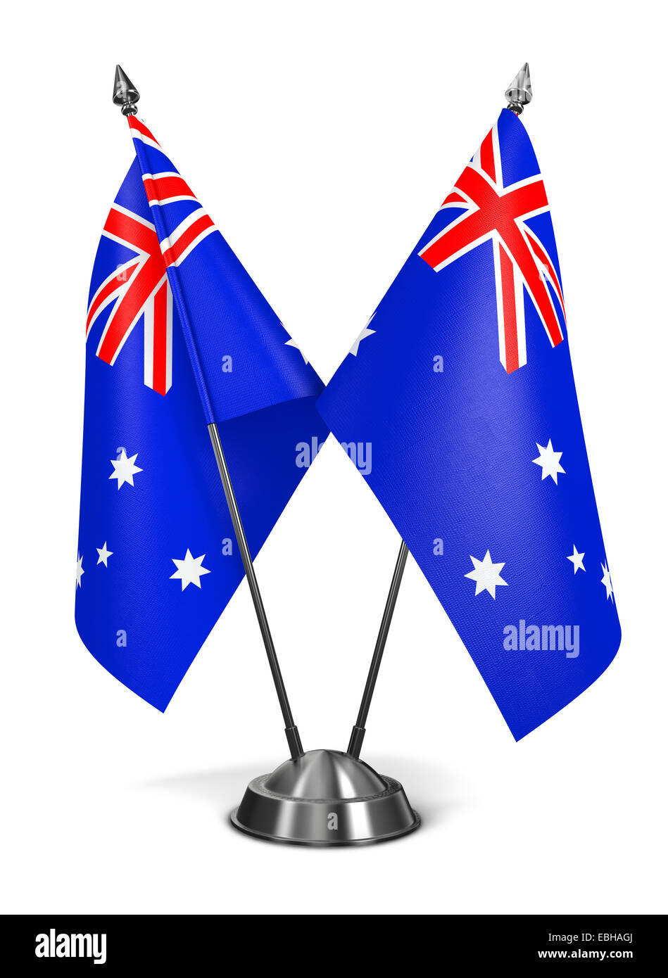 Australia - Miniature Flags Isolated on White Background Stock Photo ...
