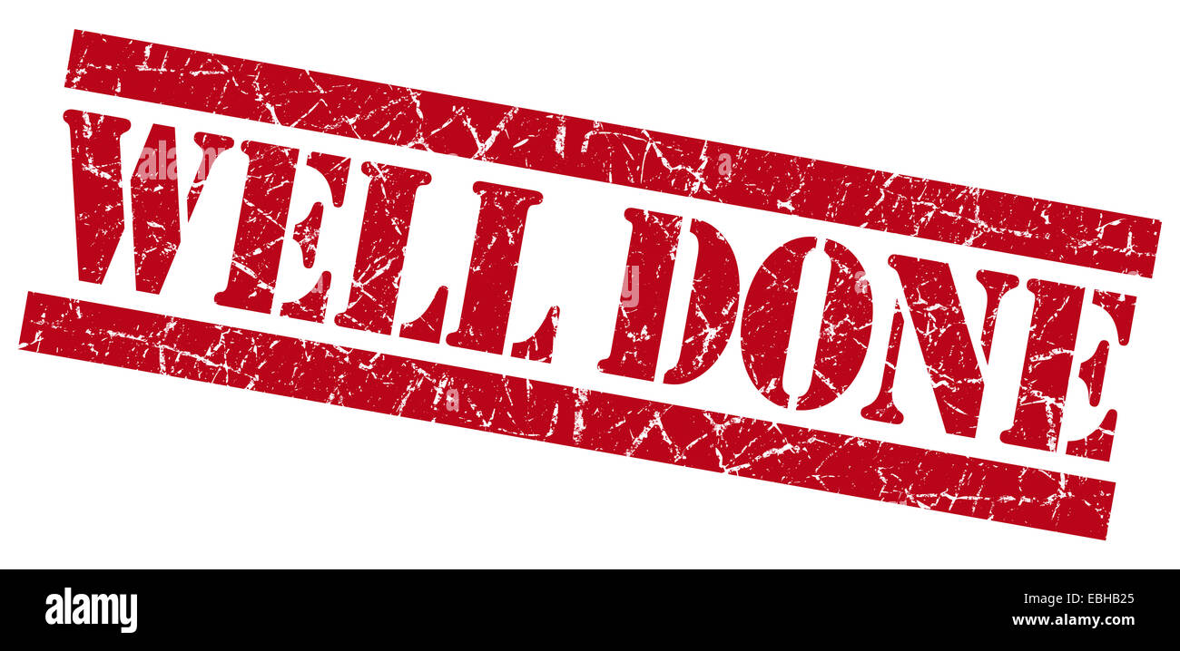 Good job well done stamp Cut Out Stock Images & Pictures - Alamy