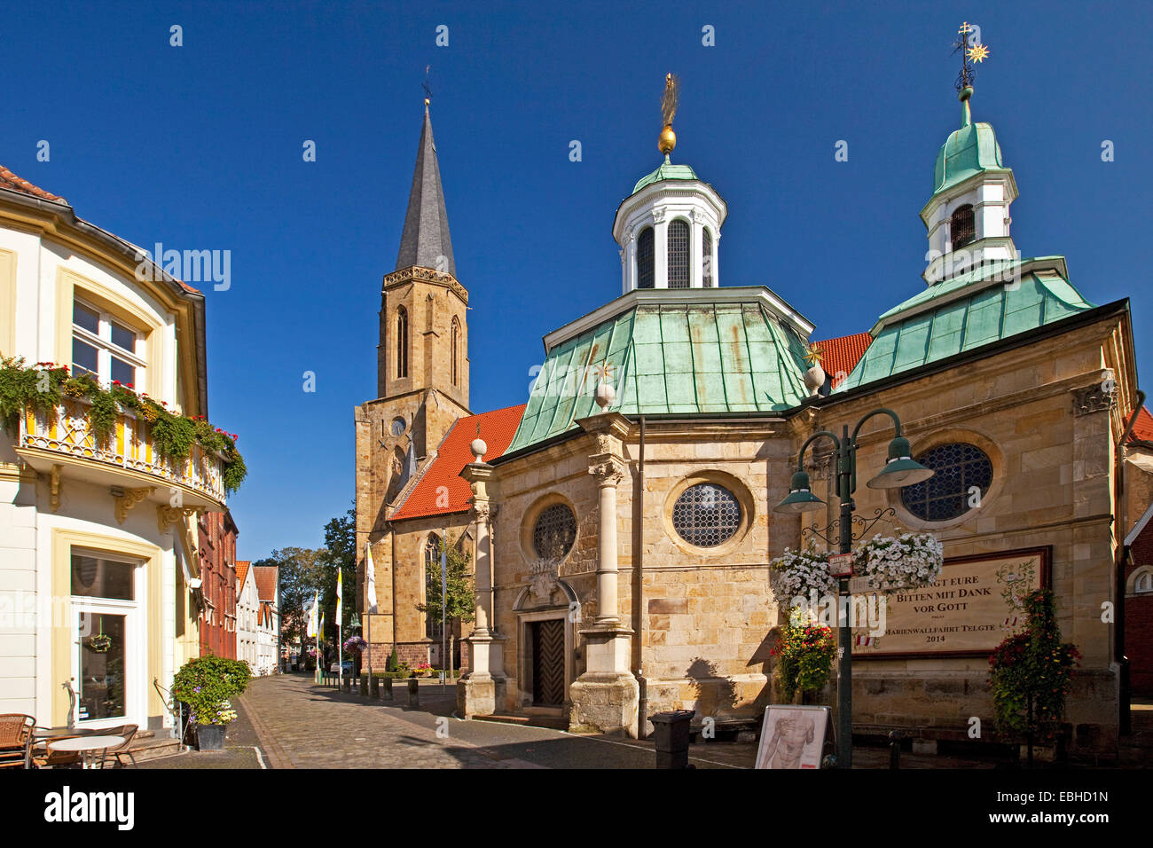 pilgrimage chapel in front of the church St. Clemens in Telgte, Germany ...