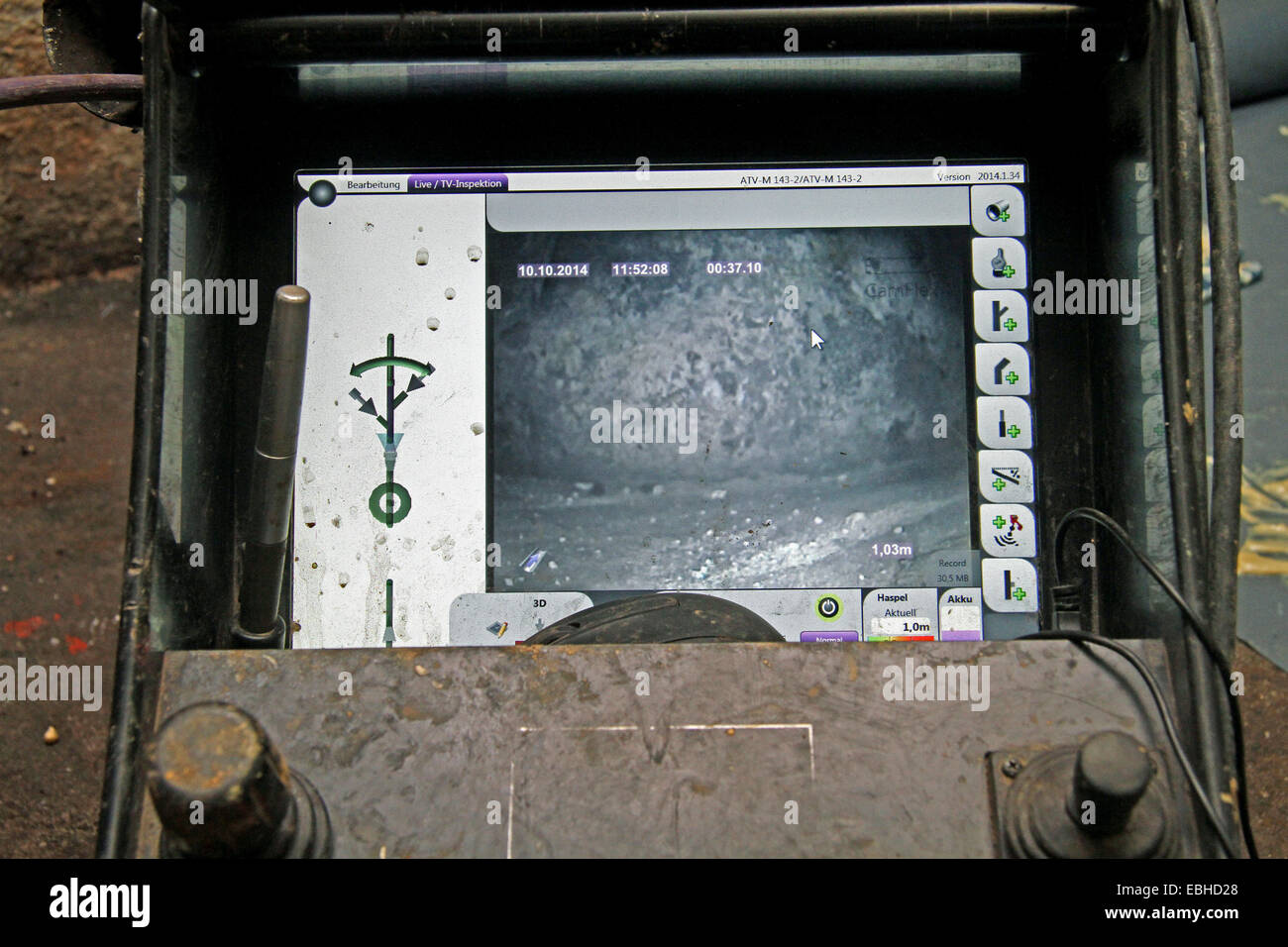 sewer inspection with monitor, Germany Stock Photo - Alamy sewer inspection with monitor, Germany Stock Photo - Alamy