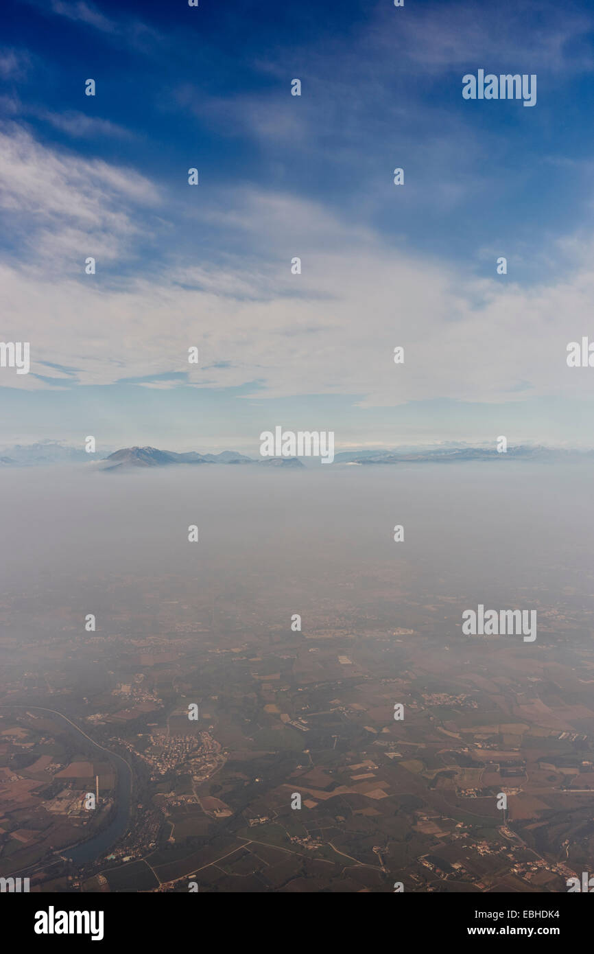 Elevated town view with alps hi-res stock photography and images - Alamy