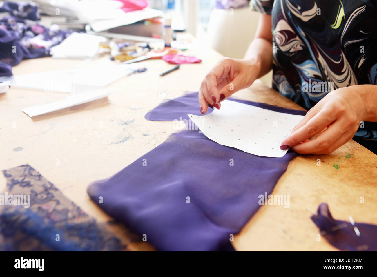 Designer at work in studio Stock Photo - Alamy