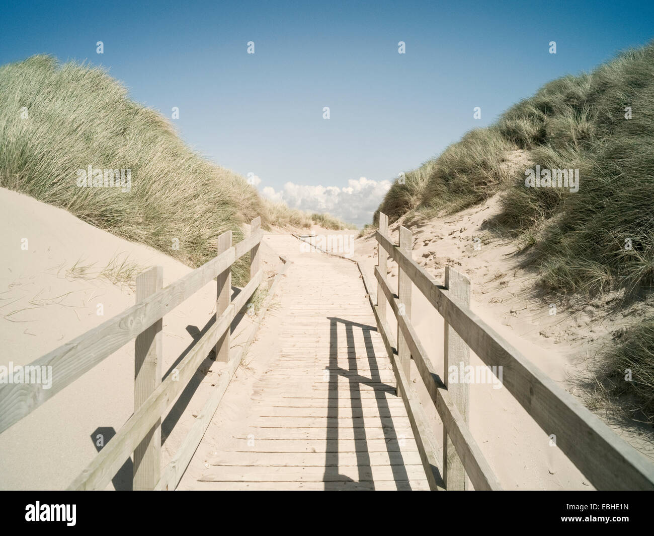 Path through dunes, Formby, England Stock Photo - Alamy