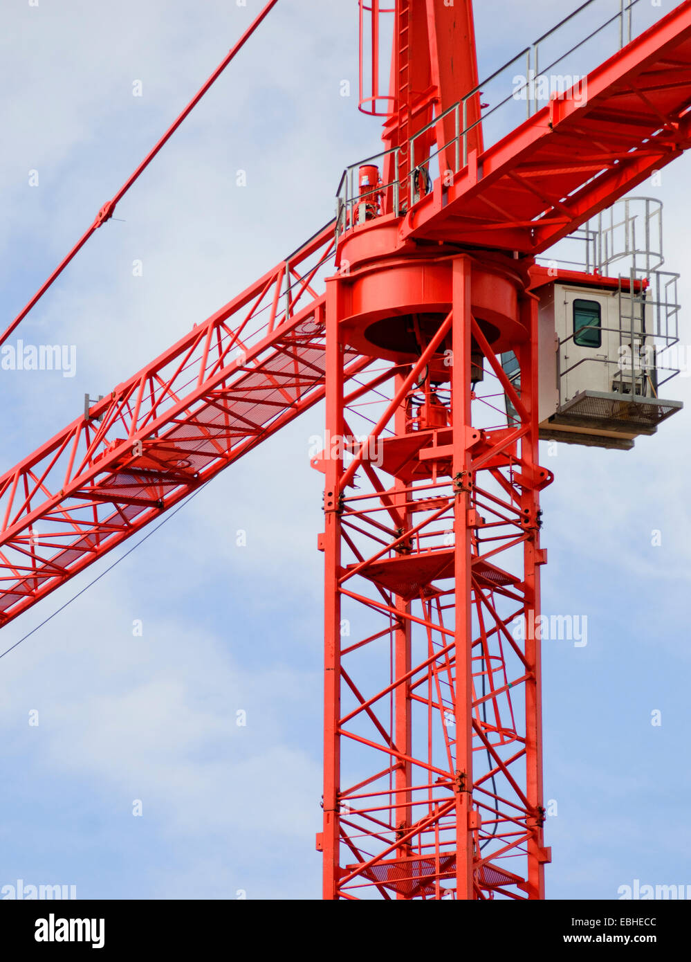 Details of crane during construction Stock Photo - Alamy