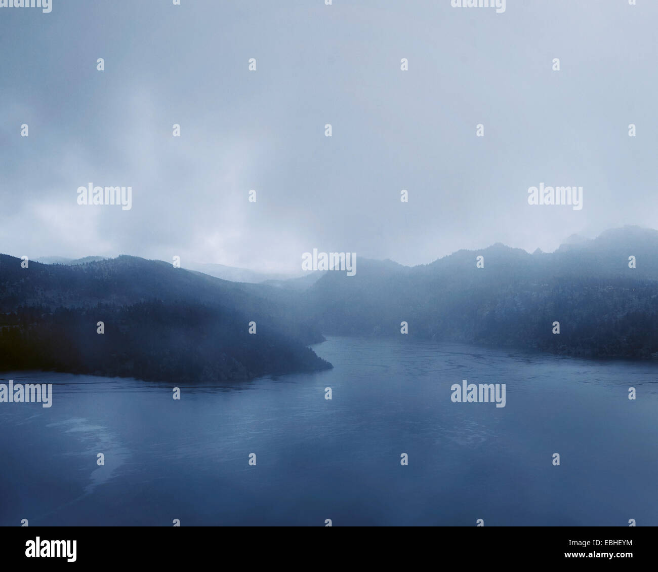 Landscape view, Gross Dam, Colorado, USA Stock Photo - Alamy