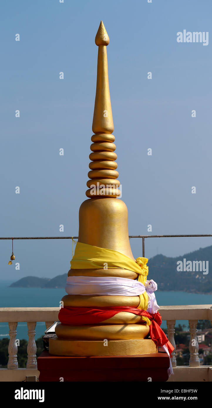 Dome photographed Buddhist temple in Thailand on Koh Samui Stock Photo ...