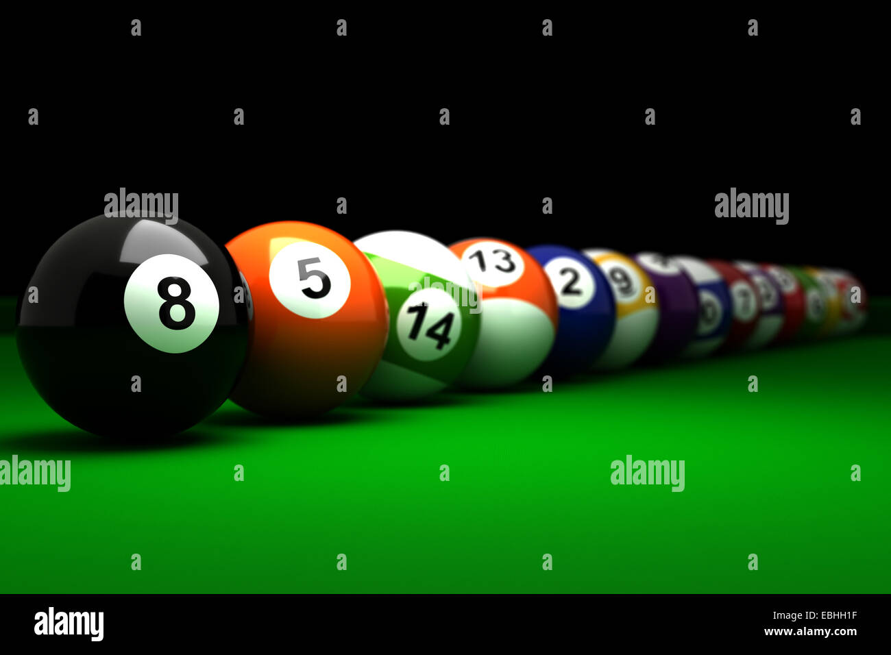 8 balls hi-res stock photography and images - Alamy