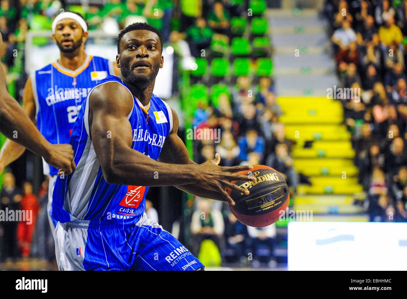 Guy Landry Edi - 29.11.2014 - Lyon Villeurbanne/Chalon Reims - 10e journee Pro A Photo : Jean ...