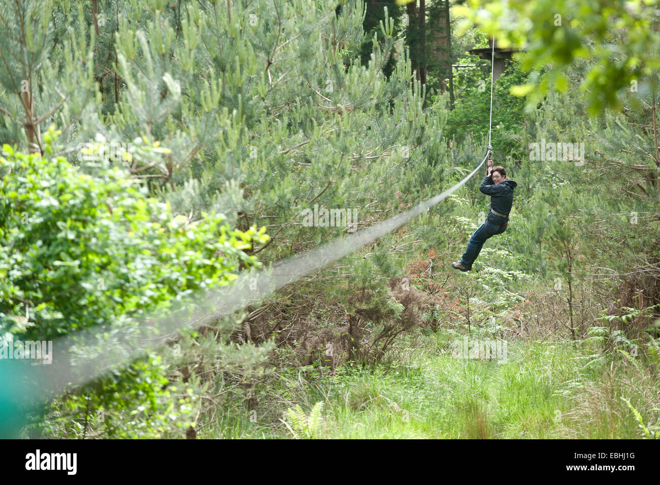 Ropes course learn hi-res stock photography and images - Alamy