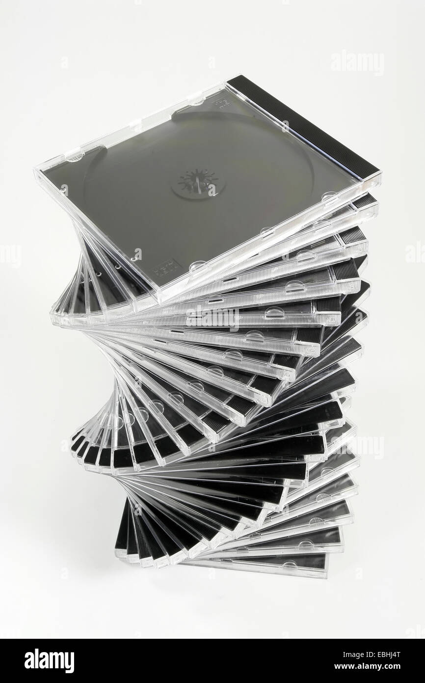Stack of CD Stock Photo - Alamy