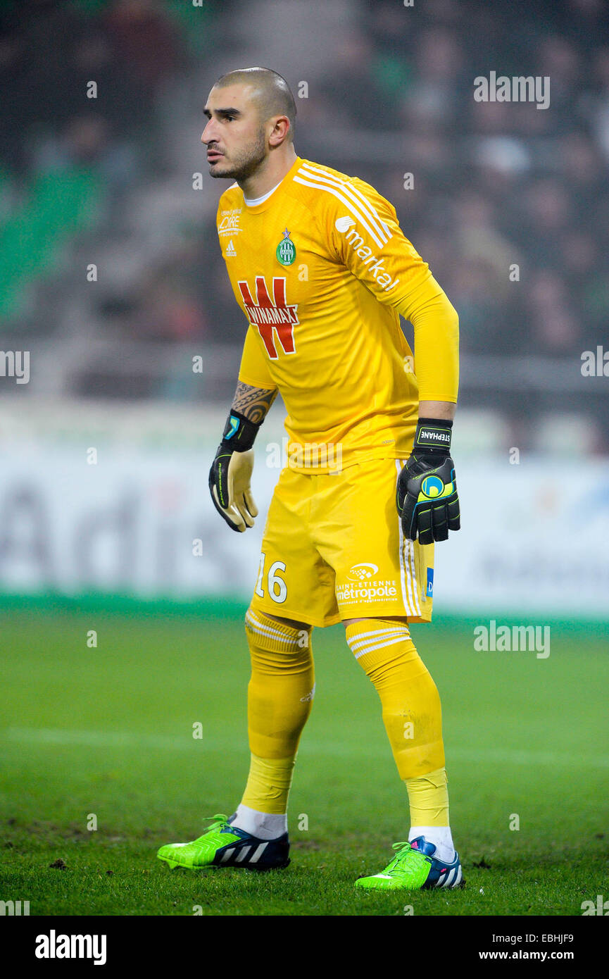 Stephane RUFFIER - 30.11.2014 - Saint Etienne/Lyon - 15eme journee de ...