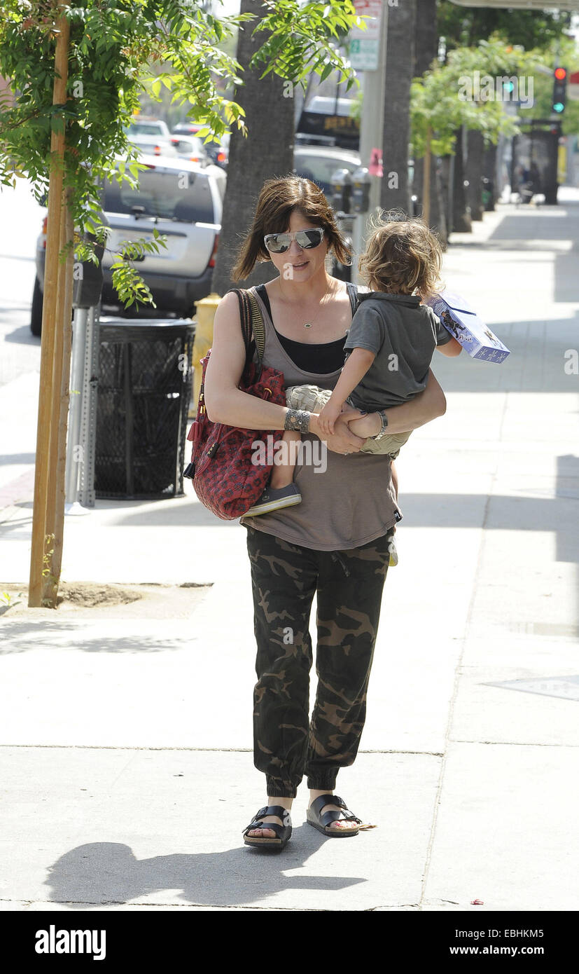 Selma Blair and son Arthur Bleick out and about in Studio City ...