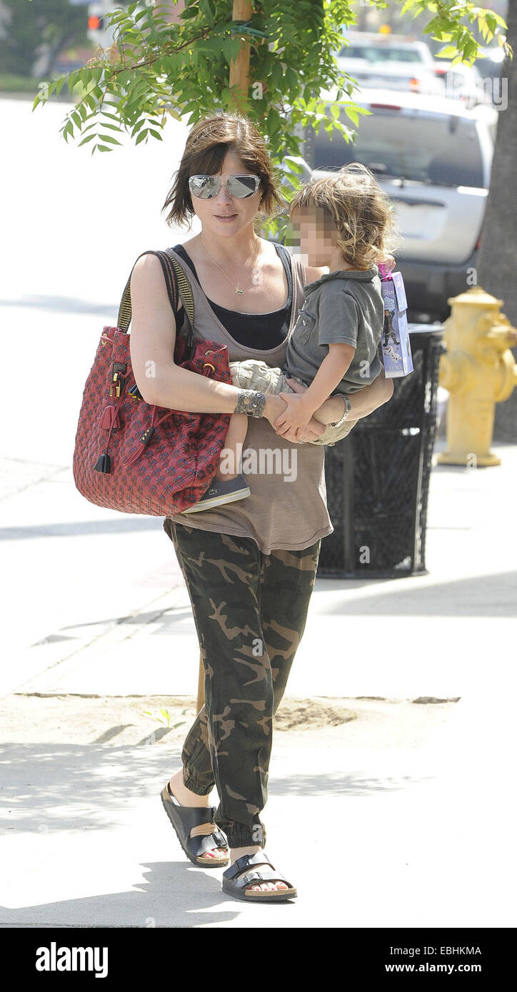Selma Blair and son Arthur Bleick out and about in Studio City ...