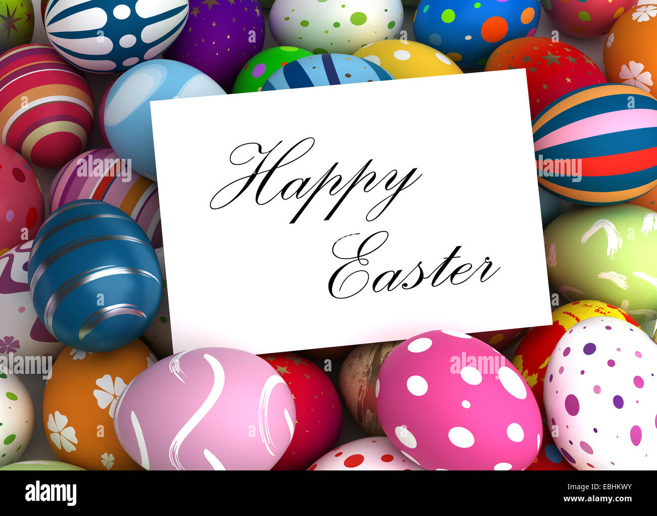 Happy easter note hi-res stock photography and images - Alamy