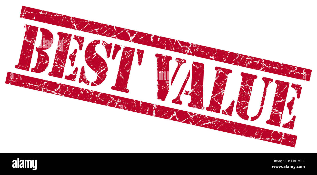 best value red square grungy isolated rubber stamp Stock Photo - Alamy