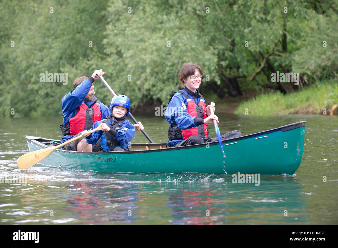 Wye canoe camp hi-res stock photography and images - Alamy