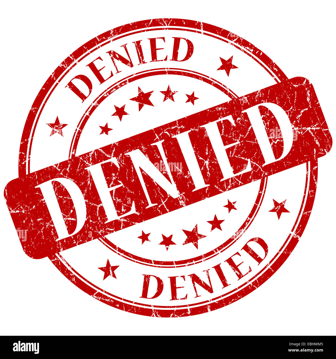 DENIED red stamp Stock Photo - Alamy