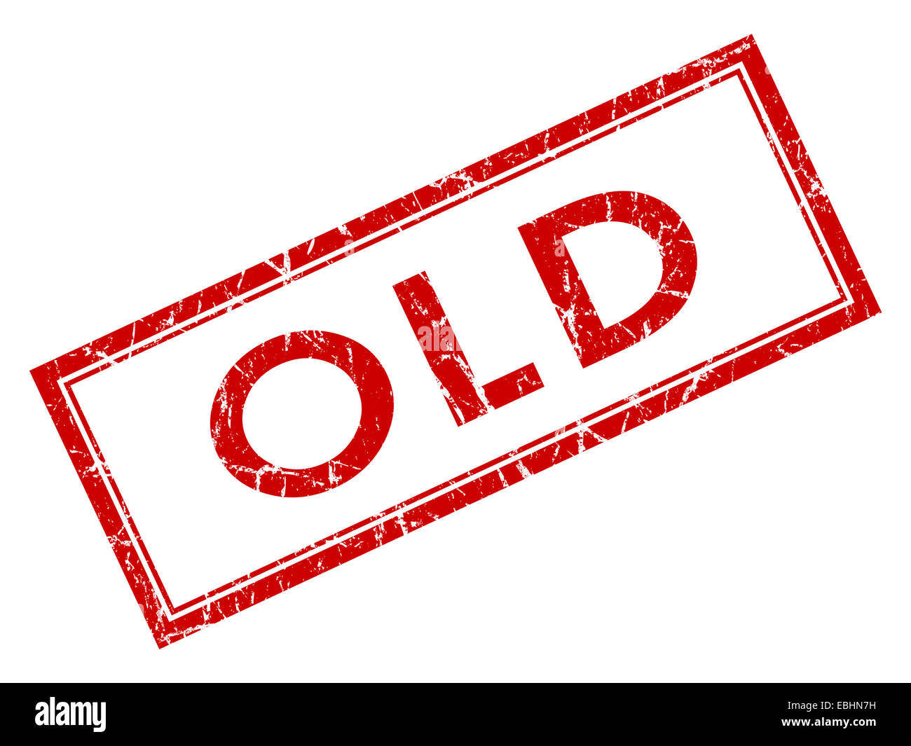 Old red square grungy stamp isolated on white background Stock Photo ...