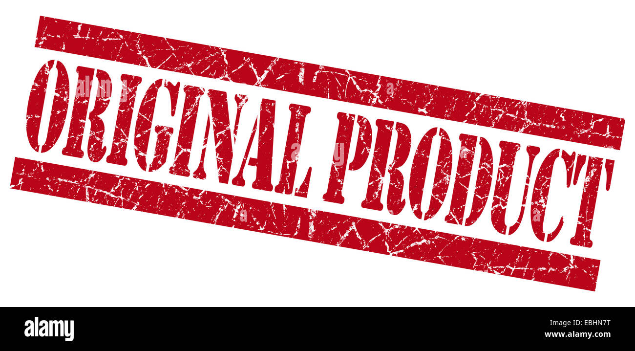 Original Product grunge red stamp Stock Photo - Alamy