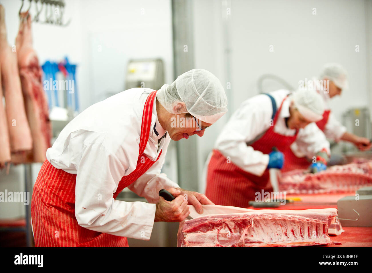 Beef butchers knives hi-res stock photography and images - Alamy