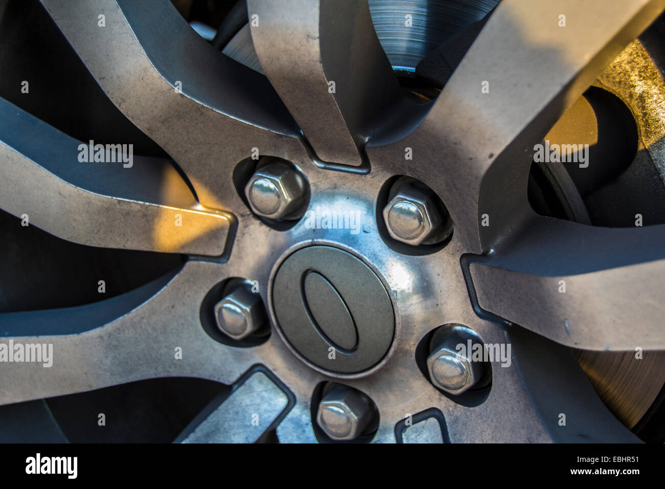 Dirty Alloy Wheel Up Close Stock Photo - Alamy