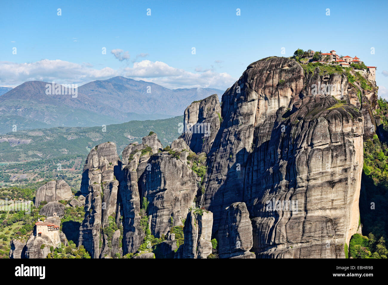 The Great Meteoron Monastery (Megalo Meteoro) and St Nicholas Anapafsas ...