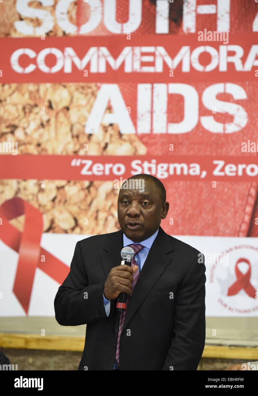 Welkom, South Africa. 1st Dec, 2014. South Africa's Deputy President ...