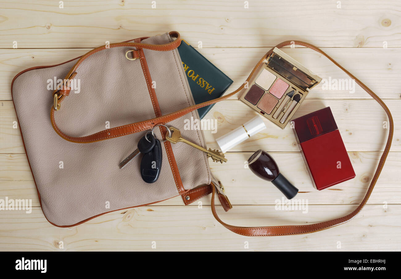 Female personal things hi-res stock photography and images - Alamy