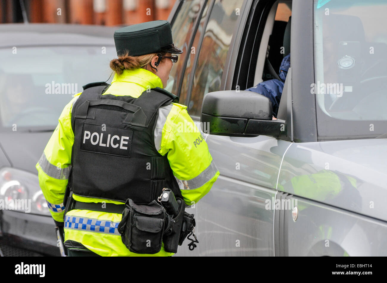 Female police officer talks on hi-res stock photography and images - Alamy