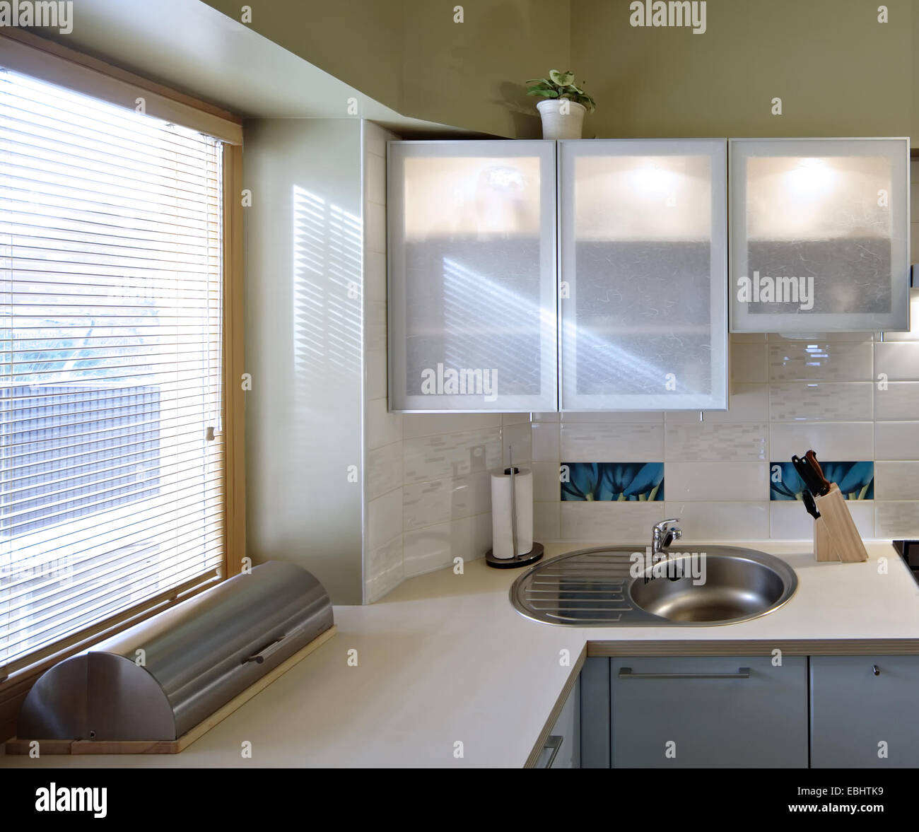 kitchen interior indoors domestic home house residential studio guest ...