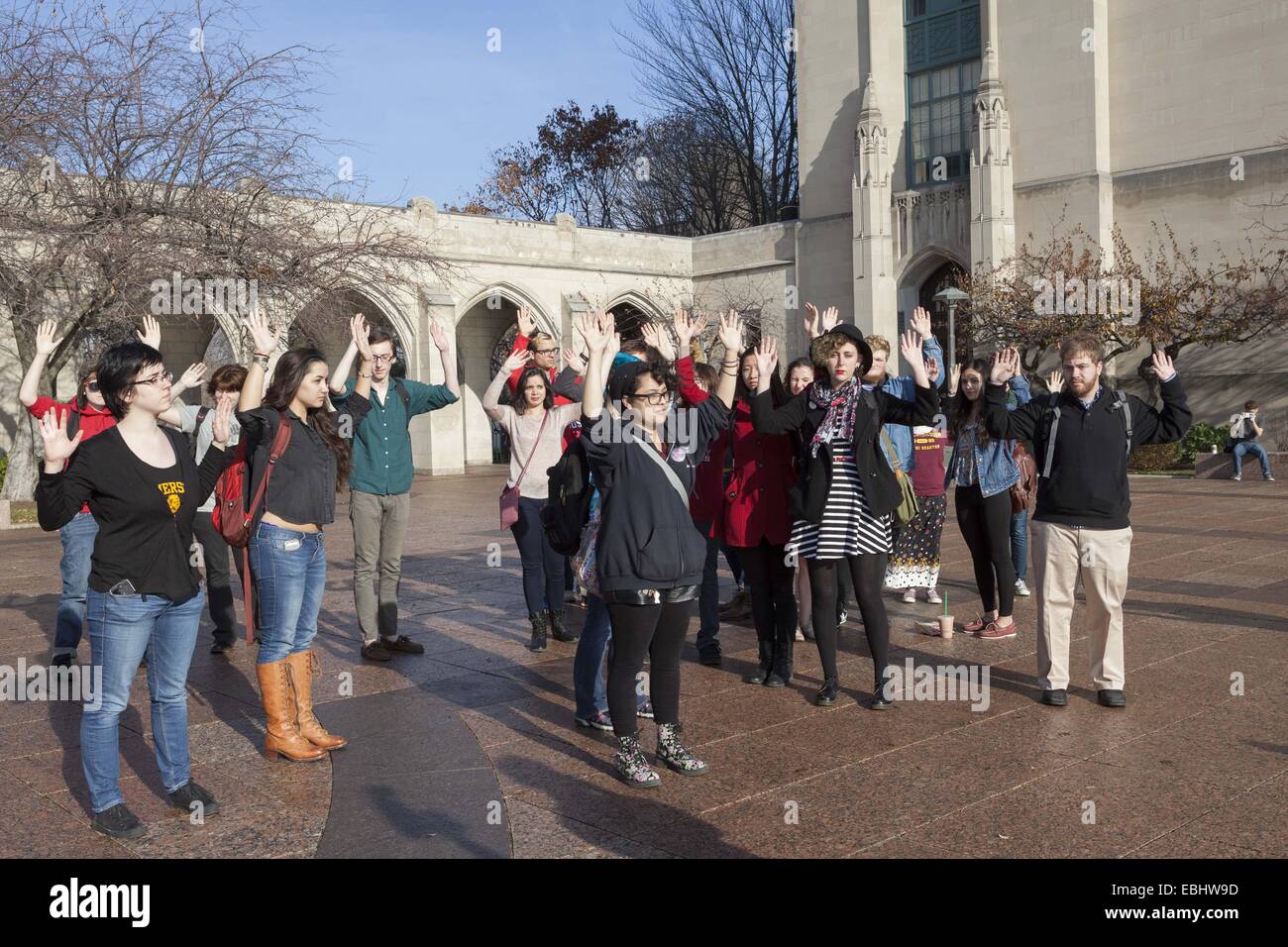 Boston, Massachusetts, USA. 1st Dec, 2014. Boston University students ...
