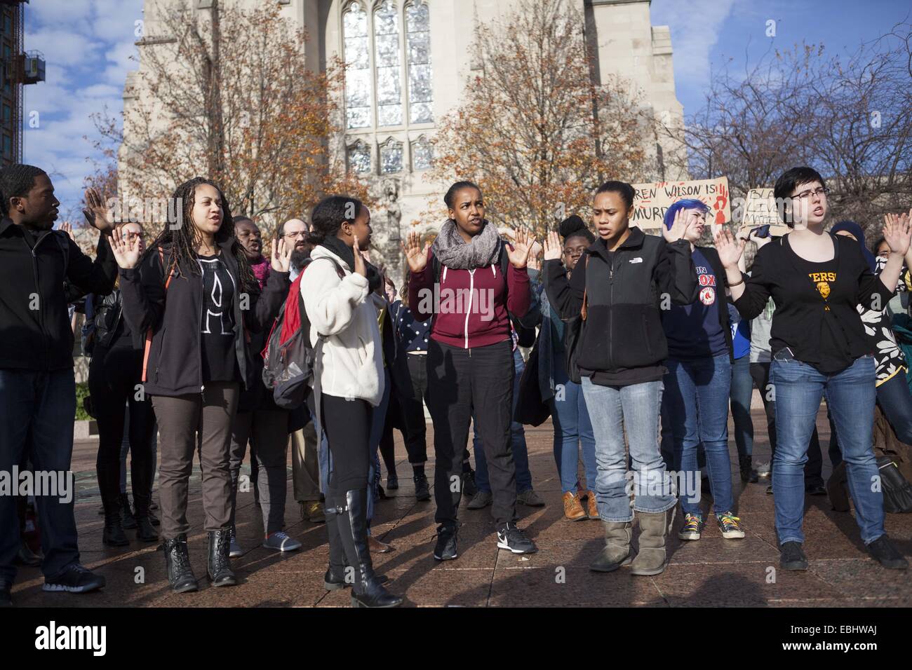 Boston, Massachusetts, USA. 1st Dec, 2014. Boston University students ...