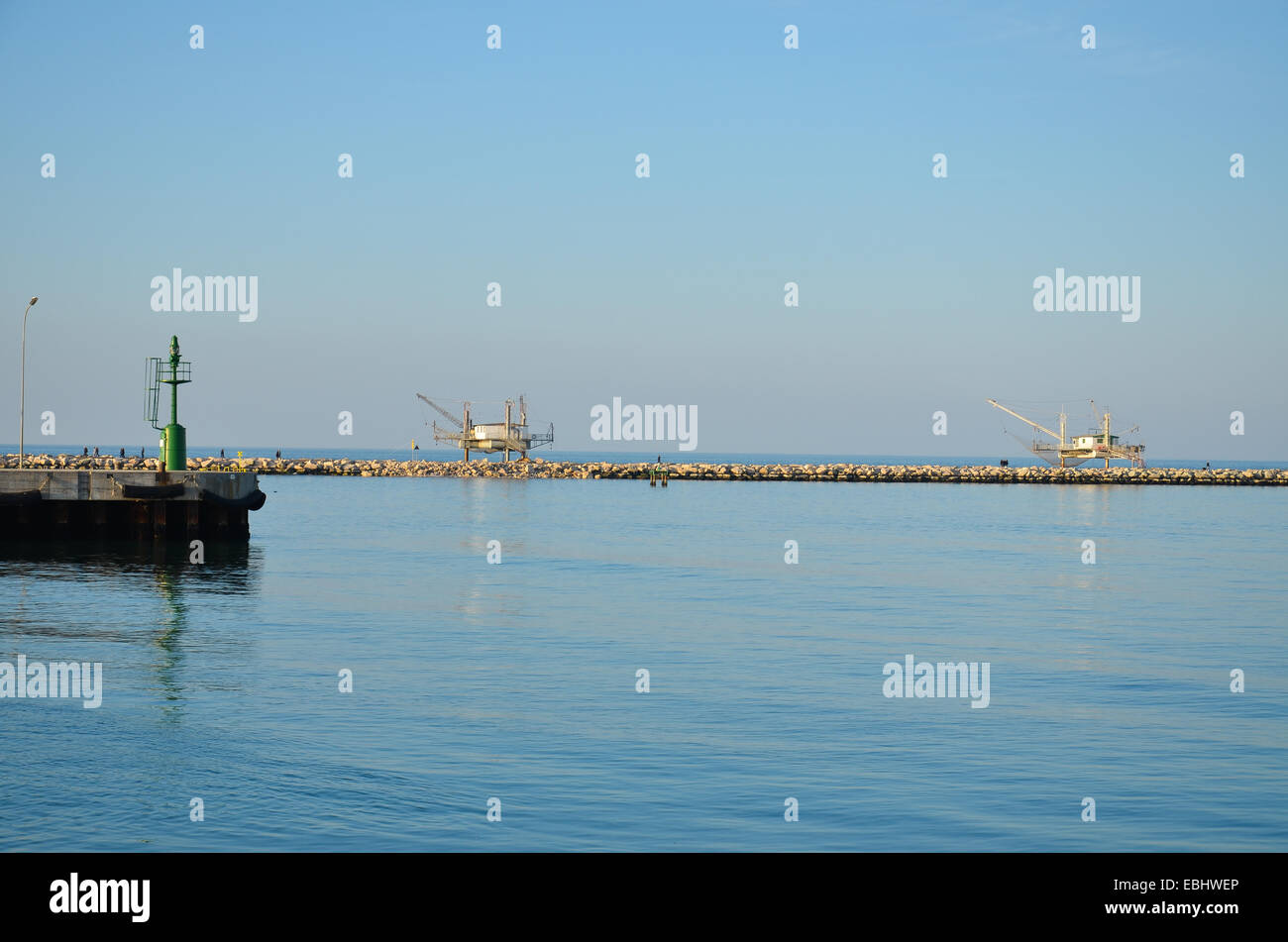 Ravenna, view of the port Stock Photo - Alamy