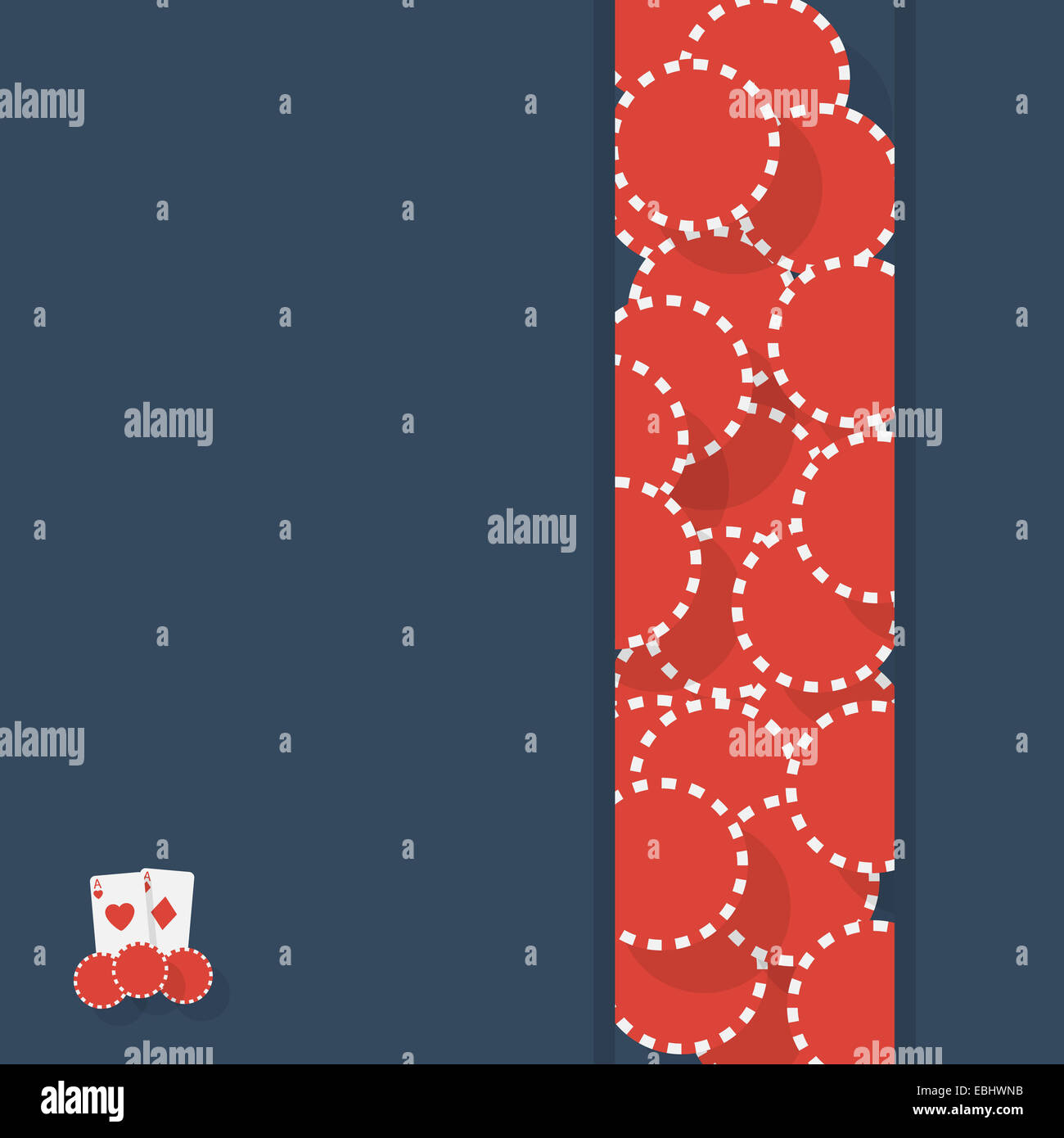 Vector poker background Stock Photo - Alamy